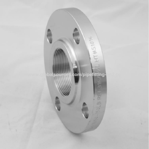 China Stainless steel forged threaded flange hubbed ASTM A105 A305 ...