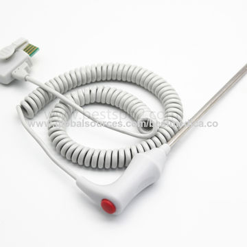 China Compatible Welch Allyn Rectal Temperature Probe 4Pin 02892-000 ...