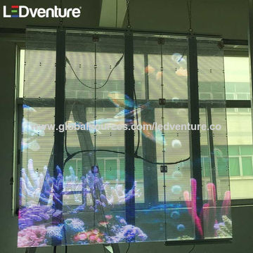 Buy Wholesale China P3.91-7.81 Indoor 1000*500mm Transparent Led Video ...