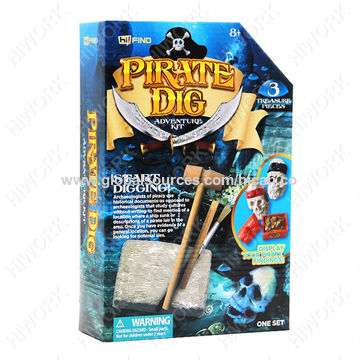 China Kid Digging Kit Educational DIY Pirate Dig Up Kit Treasure Dig ...