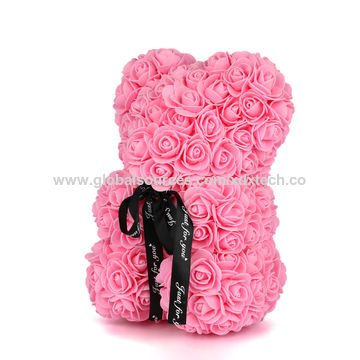 Buy Wholesale China Wholesale Artificial Flower Floral Teedy Bear Foam ...