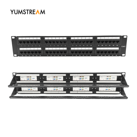 Buy Wholesale China 48port Patch Panel & Rj45 Ethernet 2u 48port Cat6 ...