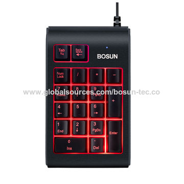 Buy Wholesale China Full Abs Wired Numberic Keypad, With Colorful ...