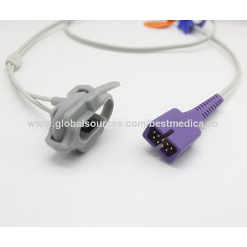 Compatible DS-100A SpO2 Sensor Nellcor Oximax Neonate Wrap SpO2 Probe ...