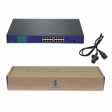 Buy Wholesale China 250w 16ports Standard 16+2 Full Gigabit Poe Switch ...