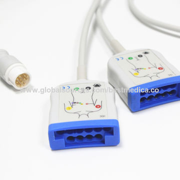 China Compatible for Philips EKG Trunk Cable M1663A 989803125831 ...