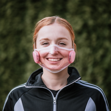 China Smile Transparent Face Mask,Ultra-Silent Micro Fan on Global ...