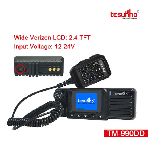 TM-990DD SIM Card Mobile Transceiver LTE PoC DMR Mobile Radio, Mobile ...