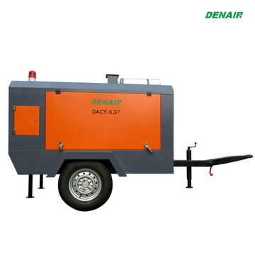 Buy Wholesale China Denair 4 Wheels Diesel Portable Screw Air ...