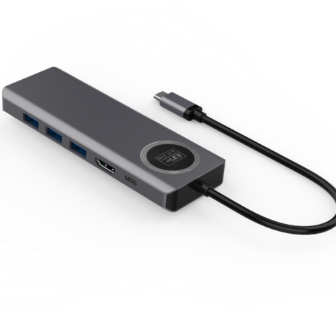 Buy Wholesale China 6-in-1 Usb-c Portable Dock With Oled Screen & Usb-c ...