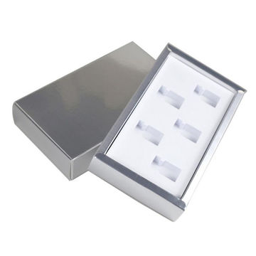 Buy Wholesale China Custom Silver Cardboard Box Inner Tray Cosmetic ...