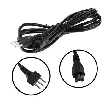 Buy Wholesale China Italy Power Cord For Computer 3 Pin Plug To C5 ...