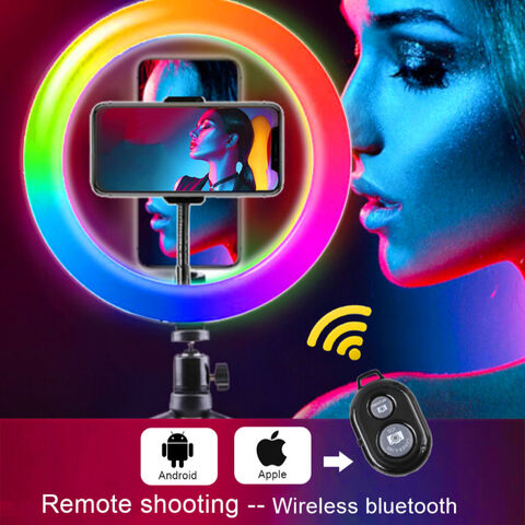 10" LED Ring Light Photographic Selfie Ring Lighting with Stand for ...