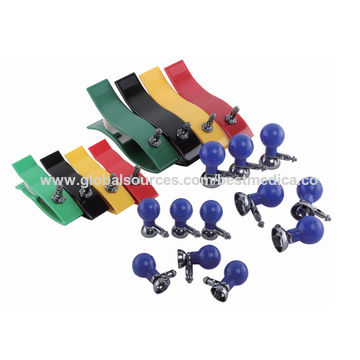 Universal ECG Clamp ECG Electrode used for EKG/ECG cable with 4.0 ...