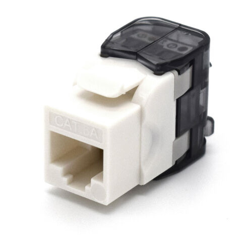 Buy Wholesale China 180 Degree Rj45 Utp Cat6a Toolless Keystone Jack ...