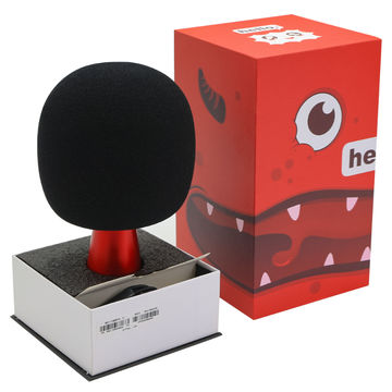 Customized microphone rigid cardboard gift box paper packaging box with ...