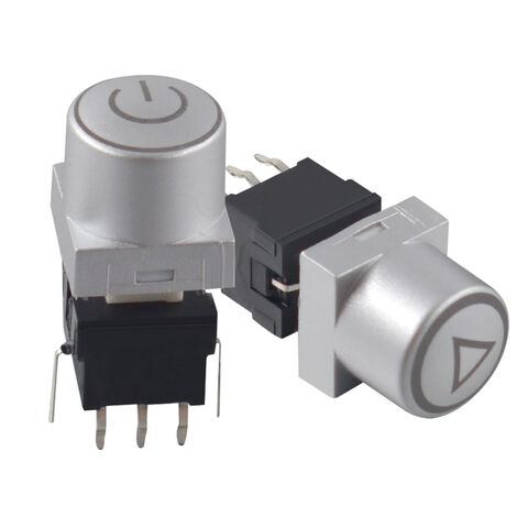 Honyone Tact Switch With Led With Led Momentary/self-lock Dpdt 0.1a 30v ...
