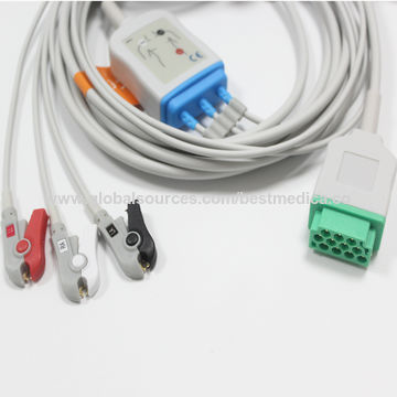 Buy Wholesale China Compatible Ge Ecg Cable 12pin Ecg For Ge Dash Ecg ...
