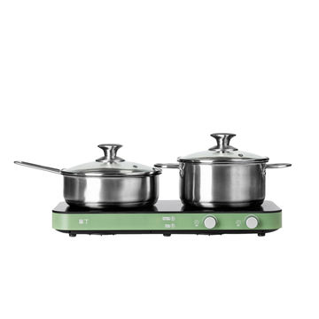 Portable two burners induction cooker mini electric induction cooker ...