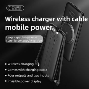 Buy Wholesale China 2021 2 In 1 Wireless Charger With Cable Wireless ...