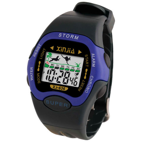 Daily Use LCD Water-Resistant Watch Comes with Chime, Snooze and Daily ...