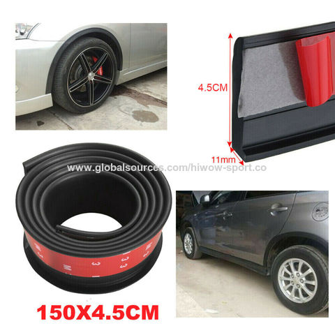 Car Wheel Fender Extension 2x 1.5m Moulding Flares Trim Strip Stick out ...