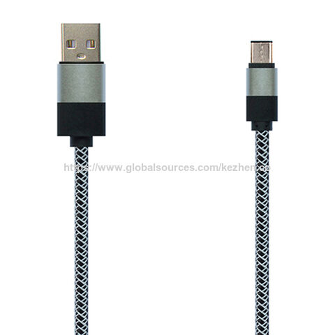 Buy Wholesale China Textile Tpe Tpu Micro Usb A To B Data Cable ...