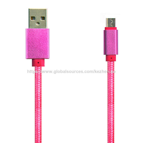 Buy Wholesale China Textile Tpe Tpu Micro Usb A To B Data Cable ...