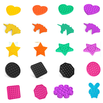 Buy Wholesale China Amazon Popular Fidget Toys Hand Push Pop Bubbles ...