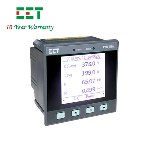 CET 3 Phase 4 Wire 96*96 LCD Display intelligent Multifunction Panel ...