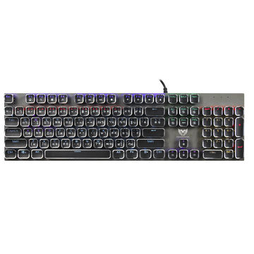 Mechanical keyboard with electroplating keycaps layout custom, Gaming ...