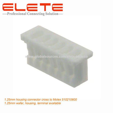 Connector Housing, 1.25mm 6pos Cross To Molex 510210600 - China ...
