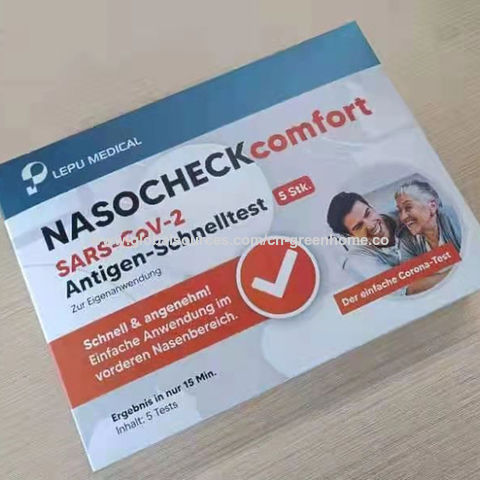 China NASOCHECKL LEPU Rapid Antigen Test Kit, Self-testing 5test Each ...