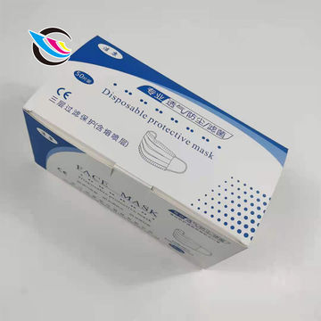 Buy Wholesale China Face Mask Box Customized Printing Paper Packaging ...