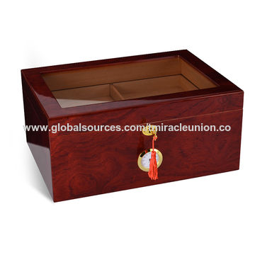 Special Design Widely Used MDF cuboid hard Cigar box, cigar boxes wood ...