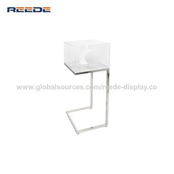 China Super elegant glass jewellery watch display stand for jewelry on ...