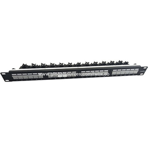 China UTP unshielded CAT5e 110&Krone IDC 24 PORT PATCH PANEL 19 inch on ...