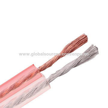 Clear Transparent Speaker Wire, red and black cable speaker wire audio ...