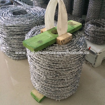 Buy Wholesale China Galvanized Barbed Wire, Two Strands Four Barb, Barb ...