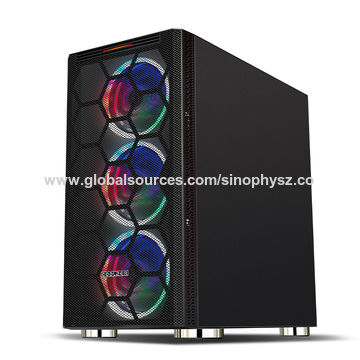 Special Suspending Glass Design tempered glass gaming computer case ...