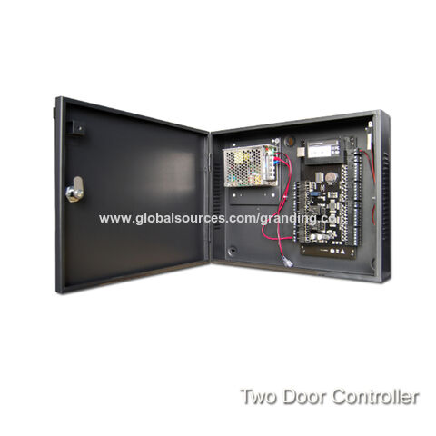 Access Control Panel Two Doors Access Control System With Power Adapter ...