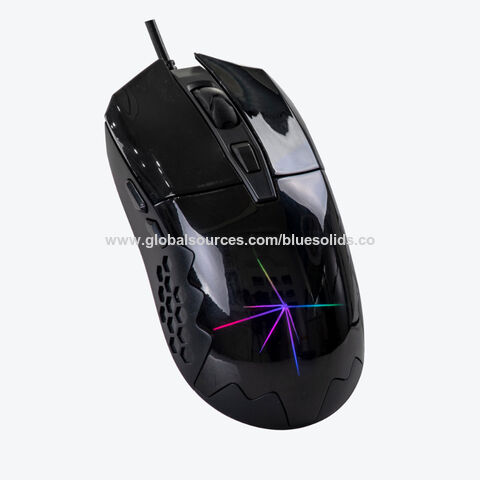 China 6D RGB gaming mouse, USB wired transparent gaming rainbow mouse ...