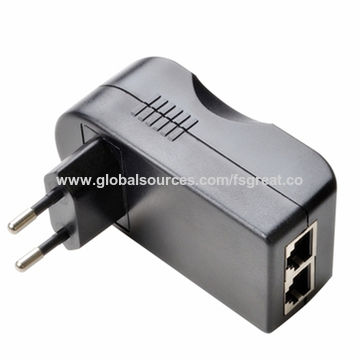 Buy Wholesale China 12w Poe Injector 12vdc 24v 0.5a 1a Ethernet Switch ...
