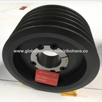 Buy Wholesale China Dynamic Balance Cast Iron V-belt Pulleys & Pulley ...