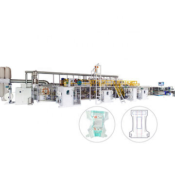 Buy Wholesale China Full Servo Baby Diaper Making Machine & Baby Diaper ...