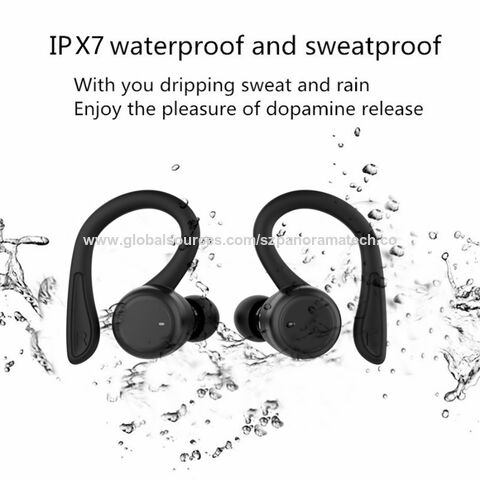 IPX7 Waterproof Touch Wireless headsets Bluetooth Earphones Sport TWS ...