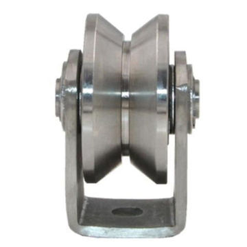 China 73*30 3 Inch V U H SUS304 groove wheels sliding gate pulley ...