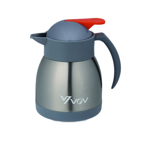 China Double Wall Insulated Stainless Steel Thermos Tea Coffee Pot on ...