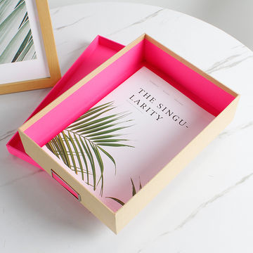 Office kraft paper file box wholesale storage box custom A4 Eco ...