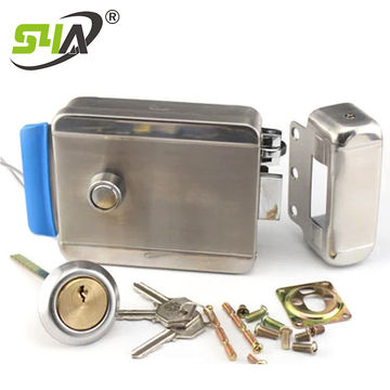 Electric Gate RIM Lock With Key Wooden Door Lock, Electric RIM Lock RIM ...